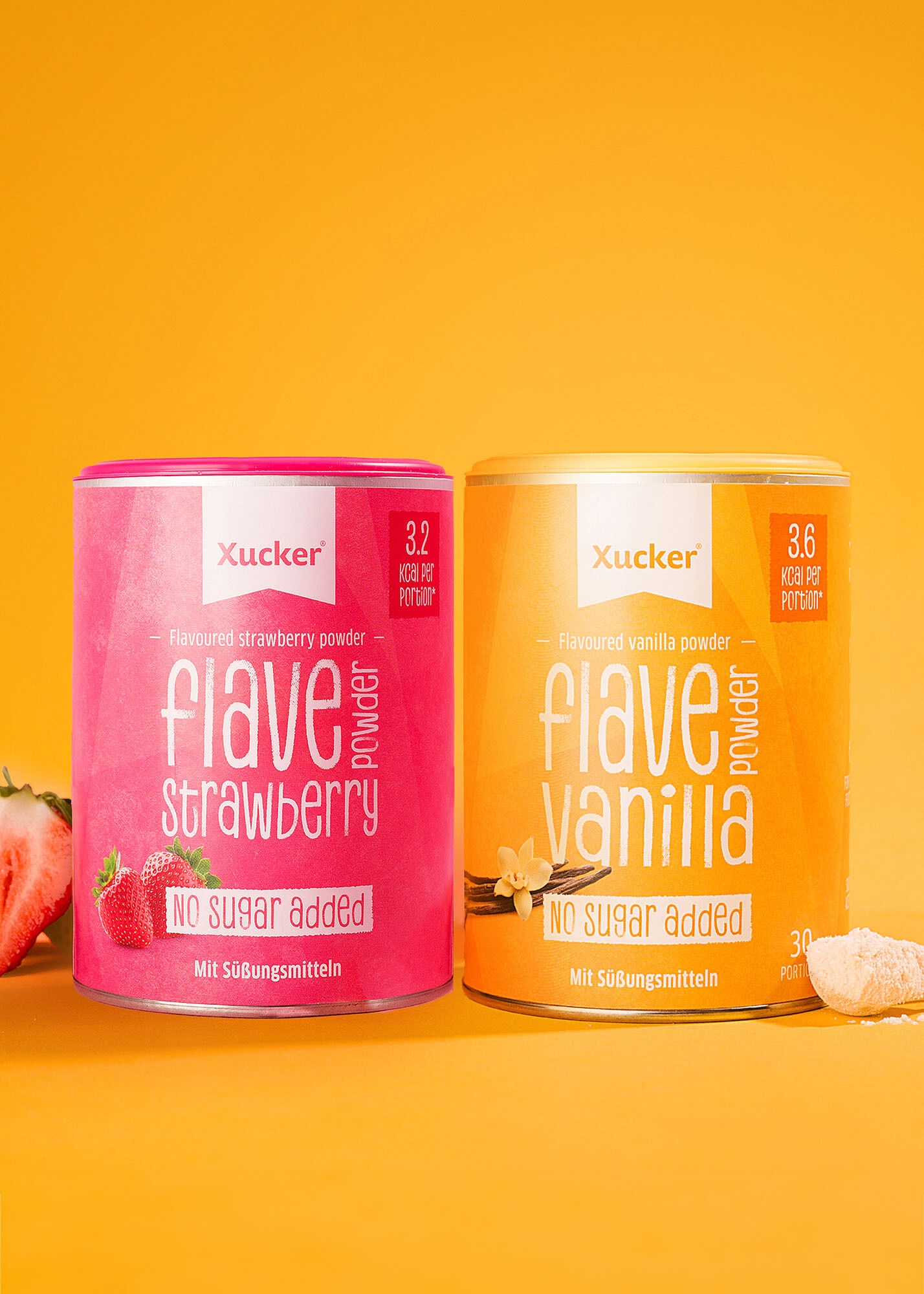 Flave Powder Vanilla: Geschmackspulver mit Vanillearoma